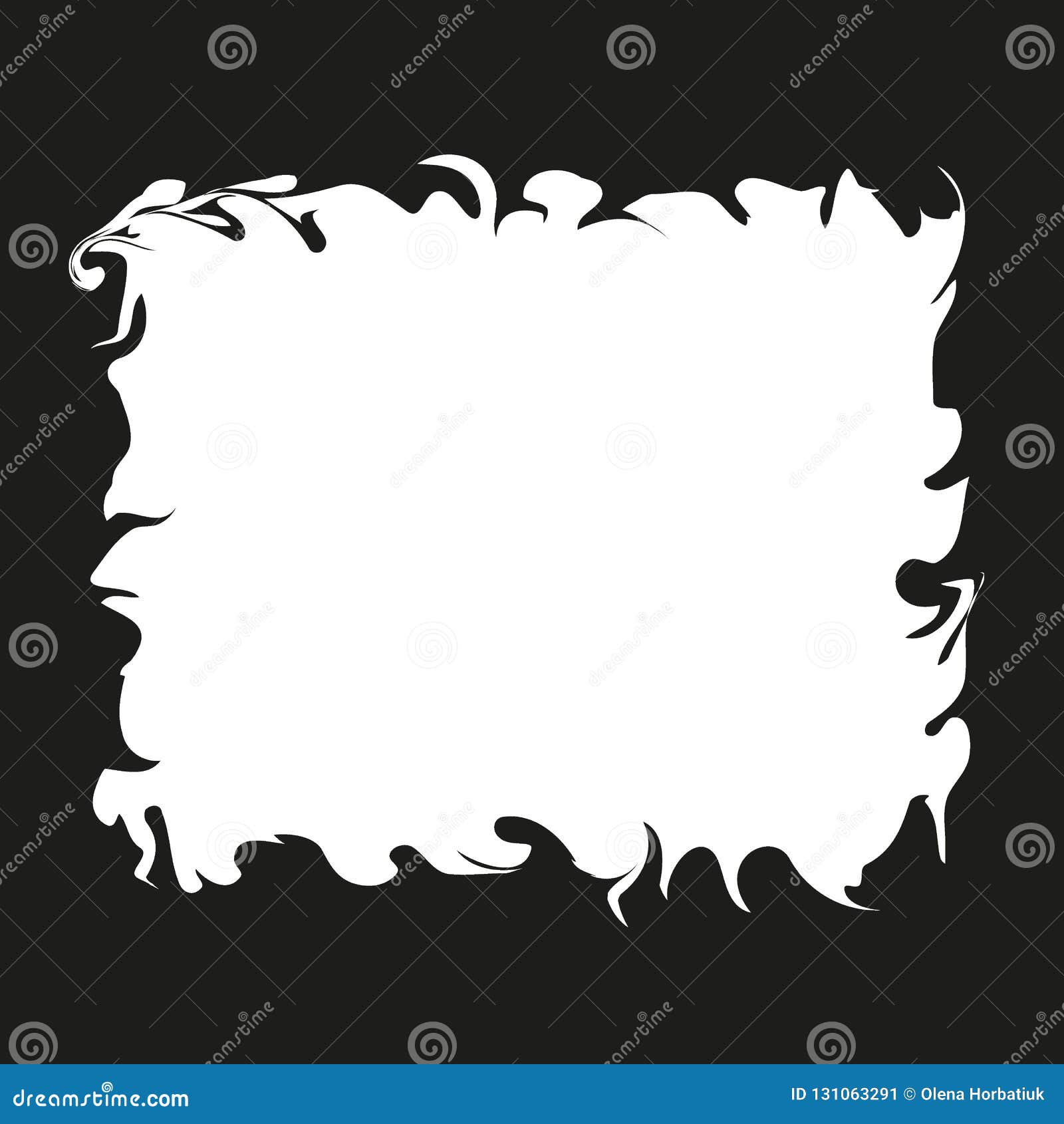 Fancy Frame Border Vector Illustration | CartoonDealer.com #138072938