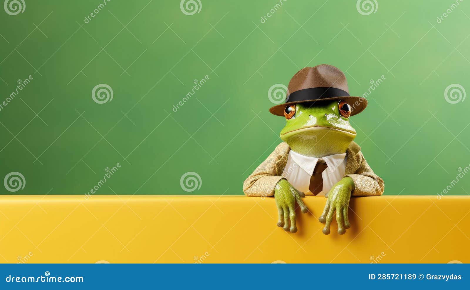 Frog Suit Dressed. Generate Ai Stock Photography | CartoonDealer.com ...