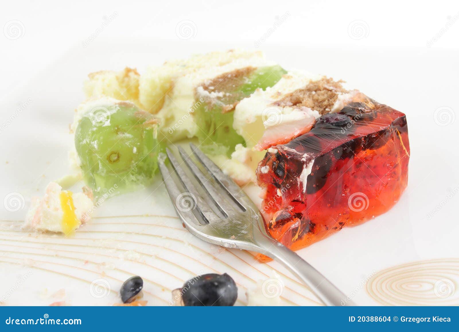 Fancy half eaten cake stock photo. Image of eaten, dessert - 20388604