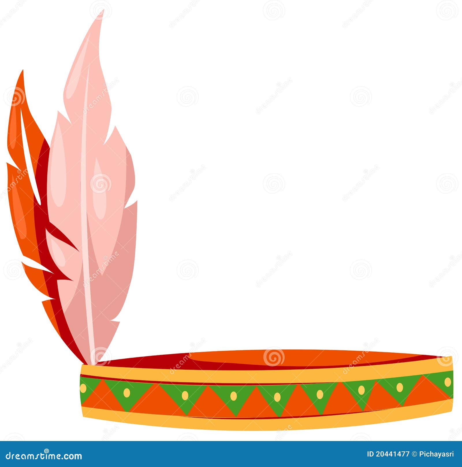 Fancy hat stock vector. Illustration of party, redskin - 20441477