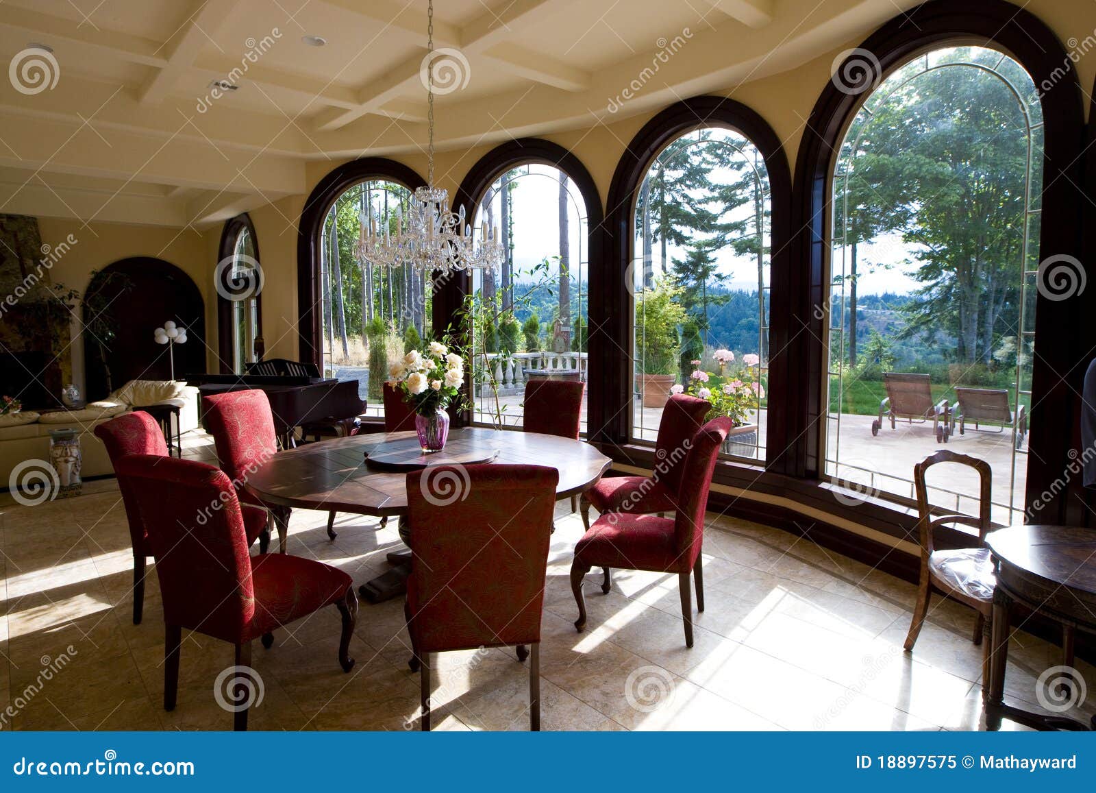 Fancy House stock image. Image of view, chairs, room - 18897575