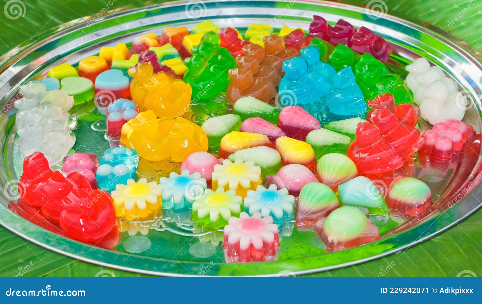 Fancy Jelly stock image. Image of arranged, perspective - 229242071