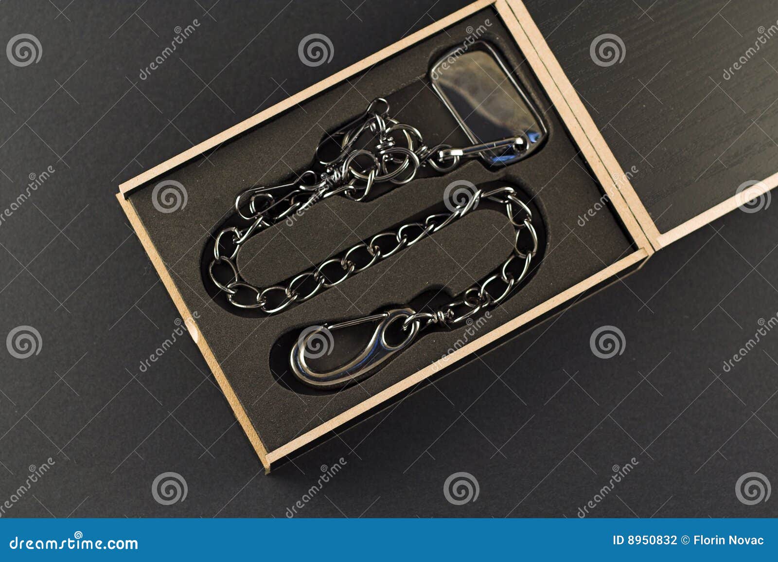 Fancy key holder with box stock photo. Image of wooden - 8950832