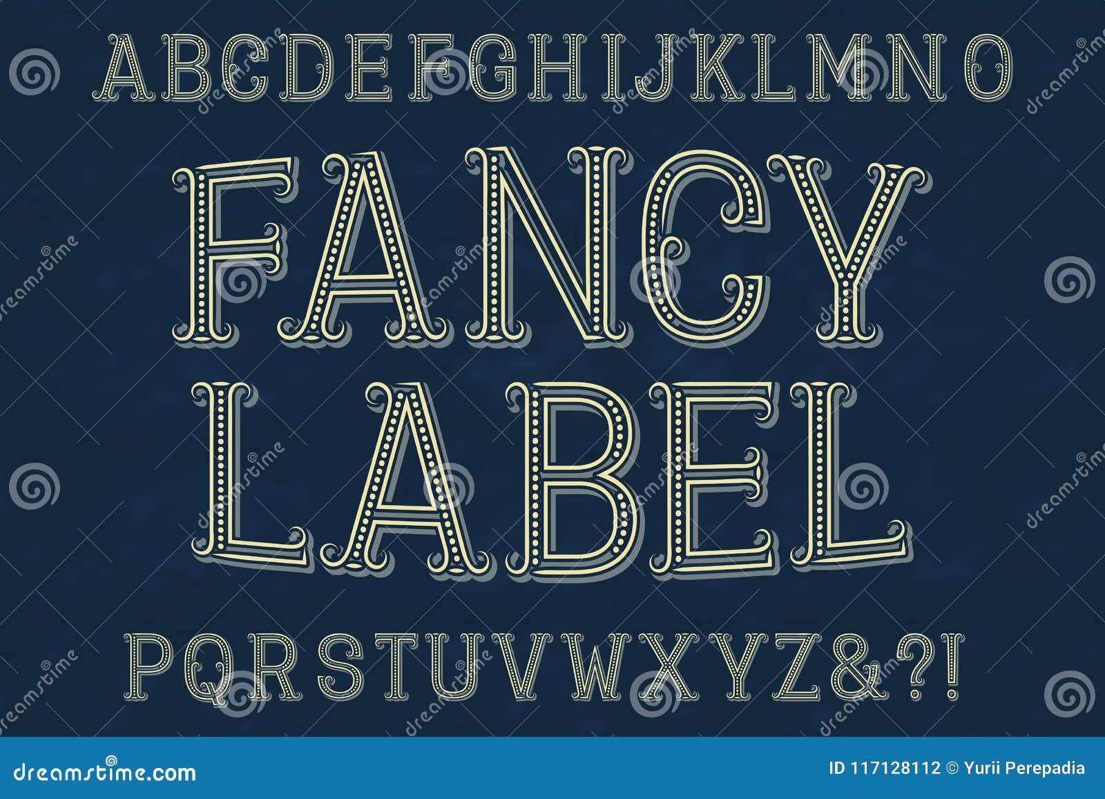 Fancy English Alphabet From Ato Z In Vivid Color Gradients, Decorated ...