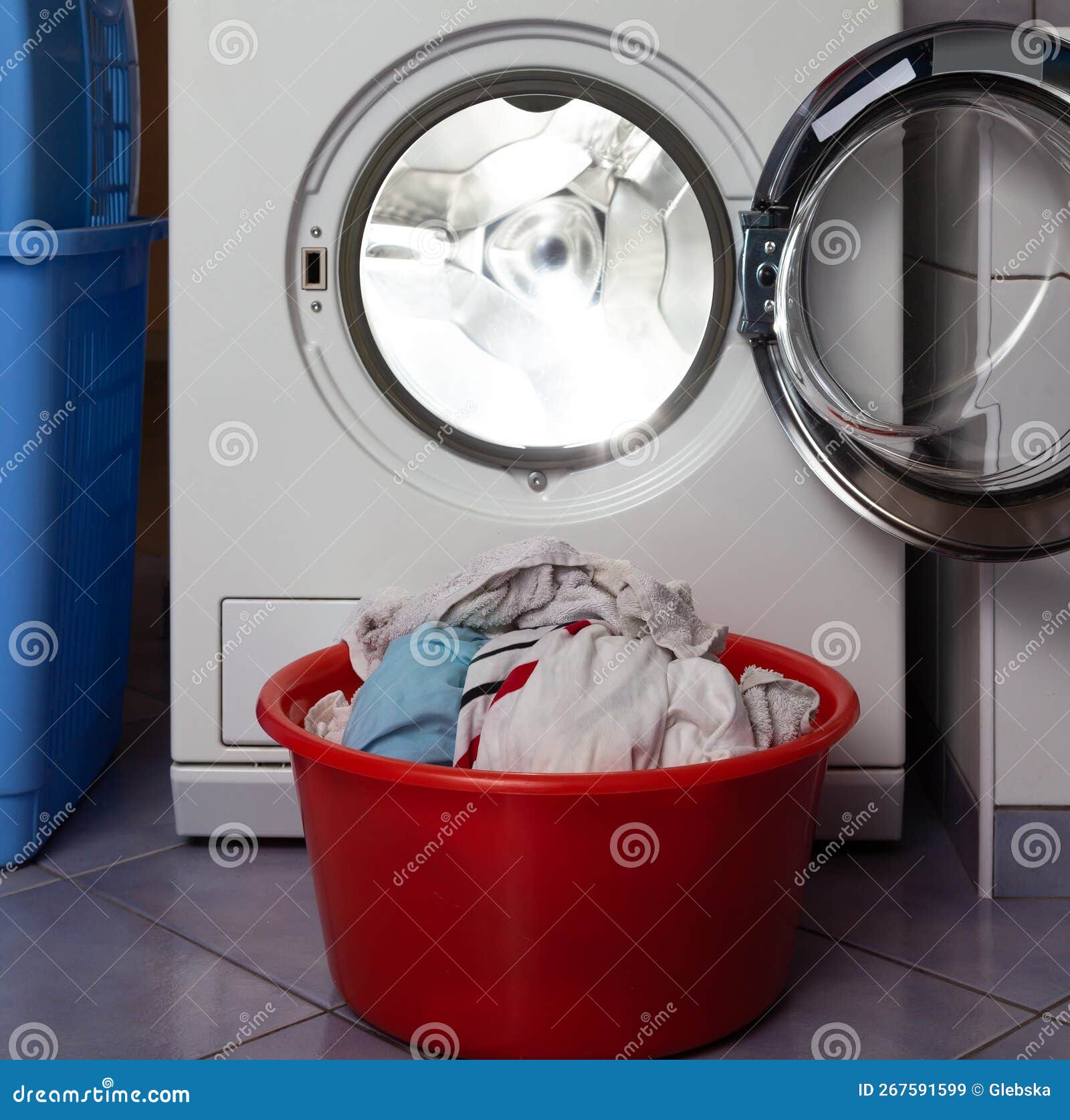 Fancy Laundry and Magic Washing Machine Stock Image - Image of owner ...