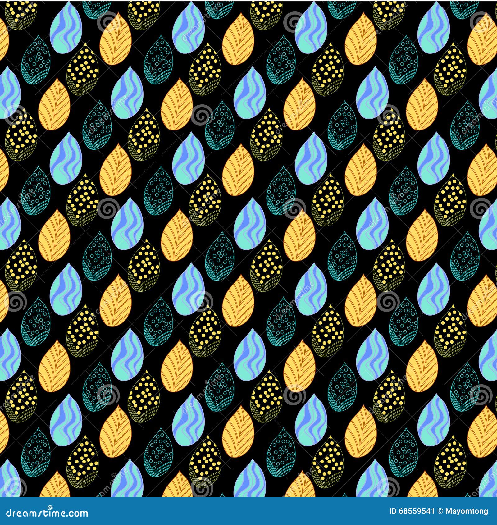 Fancy leaf pattern. stock vector. Illustration of autumn - 68559541