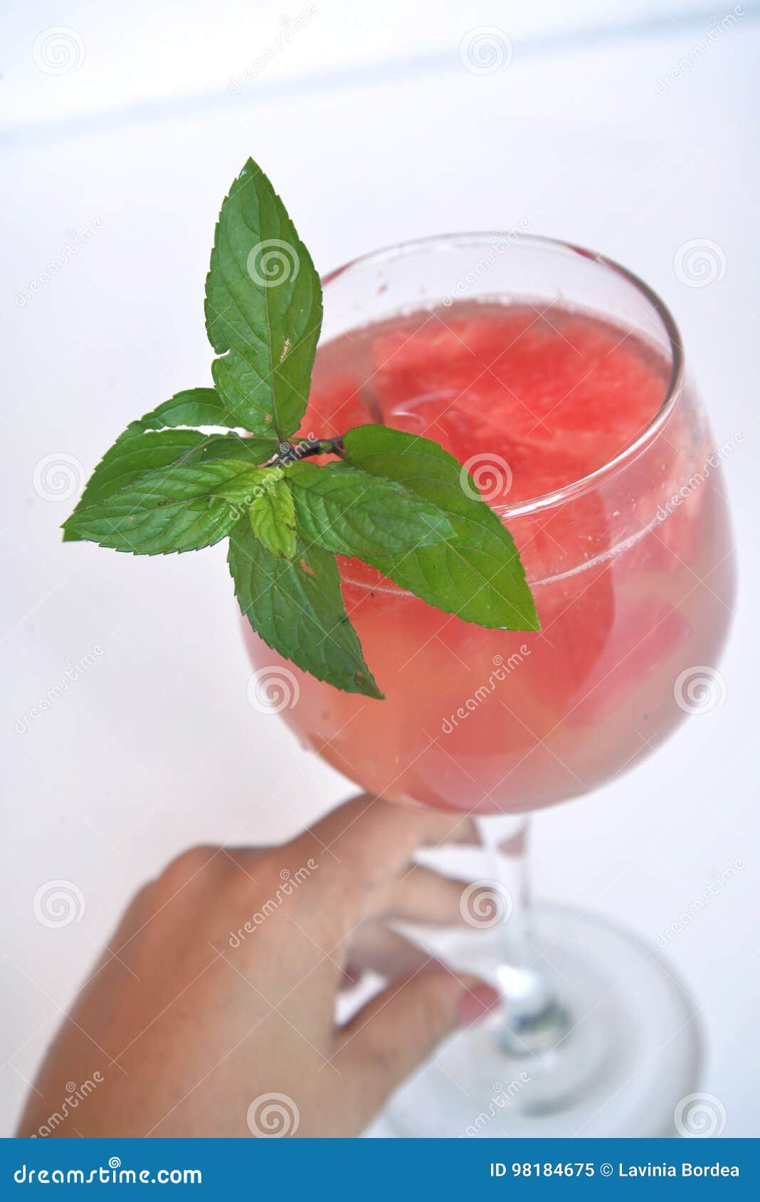 Fancy lemonade stock image. Image of lemonade, glass - 98184675