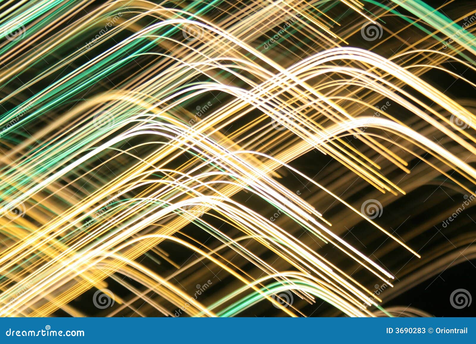 Fancy light lines stock image. Image of dreamy, green - 3690283