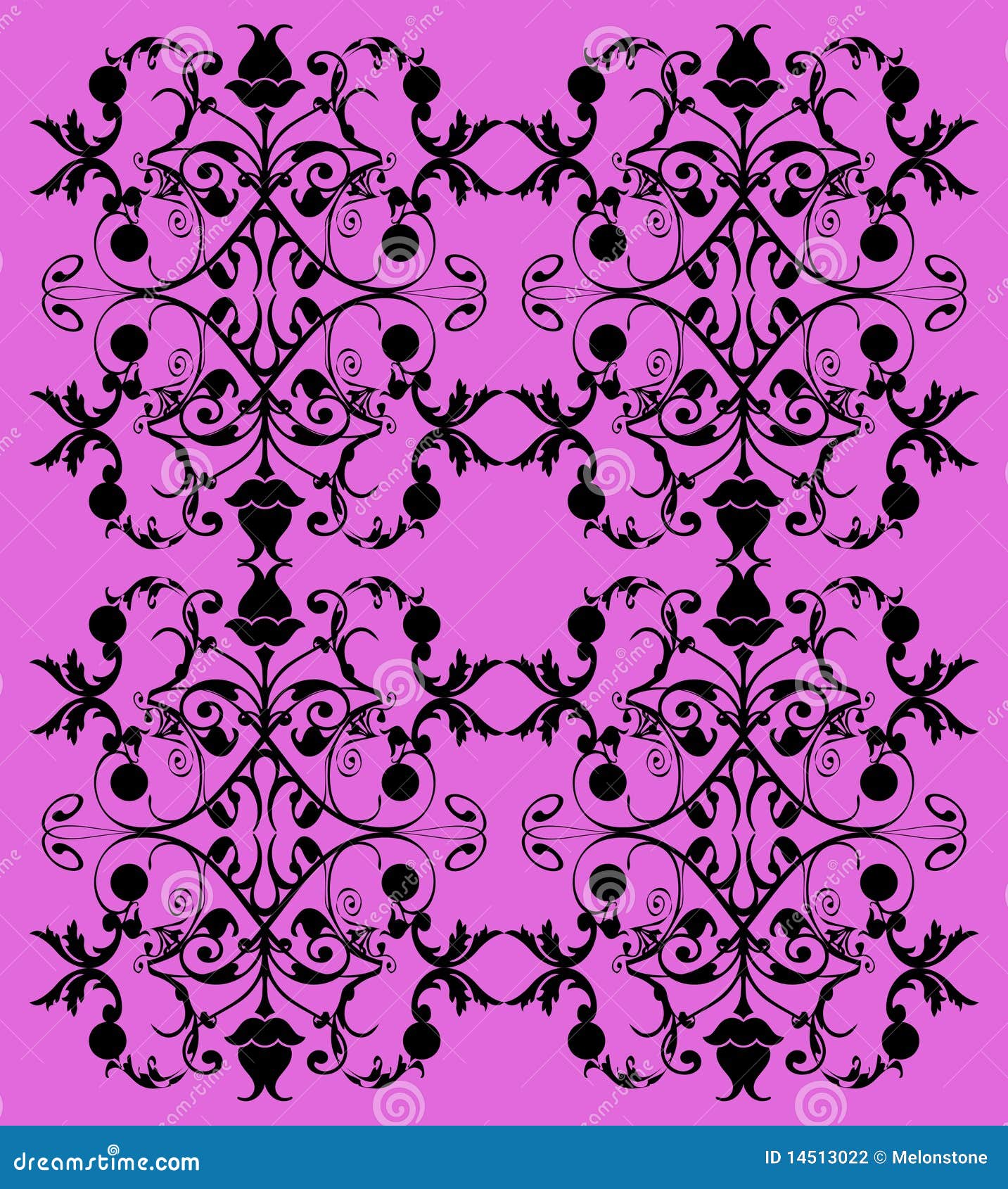 Fancy Lilac Seamless Pattern Stock Illustration - Illustration of ...