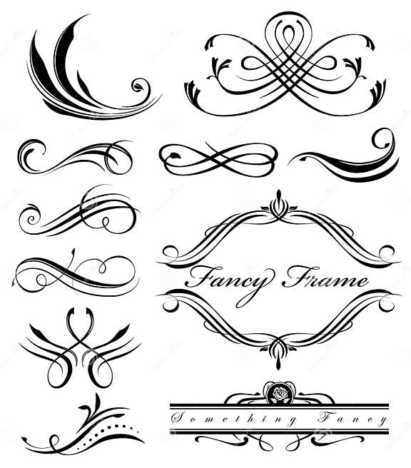 Fancy Lines 1 stock vector. Illustration of card, curve - 38191450