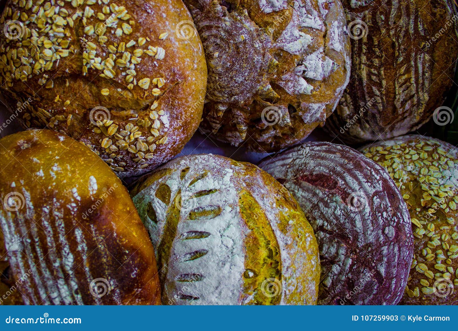 Fancy Loaves of Bread in a Basket Stock Image - Image of food, resting ...