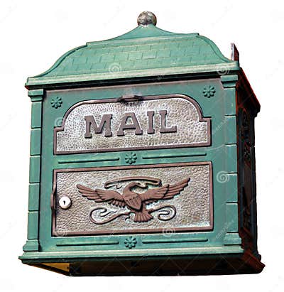 Fancy mailbox isolated stock image. Image of bird, fancy - 6943093