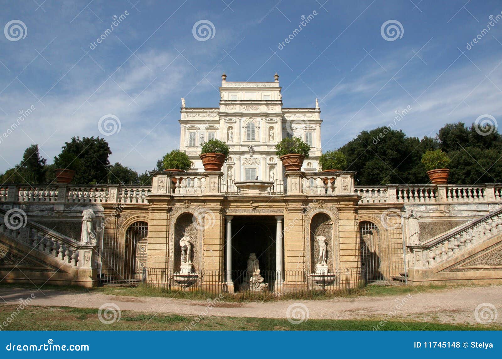 Fancy Mansion in Rome Italy Stock Photo - Image of gianicolo, formal ...