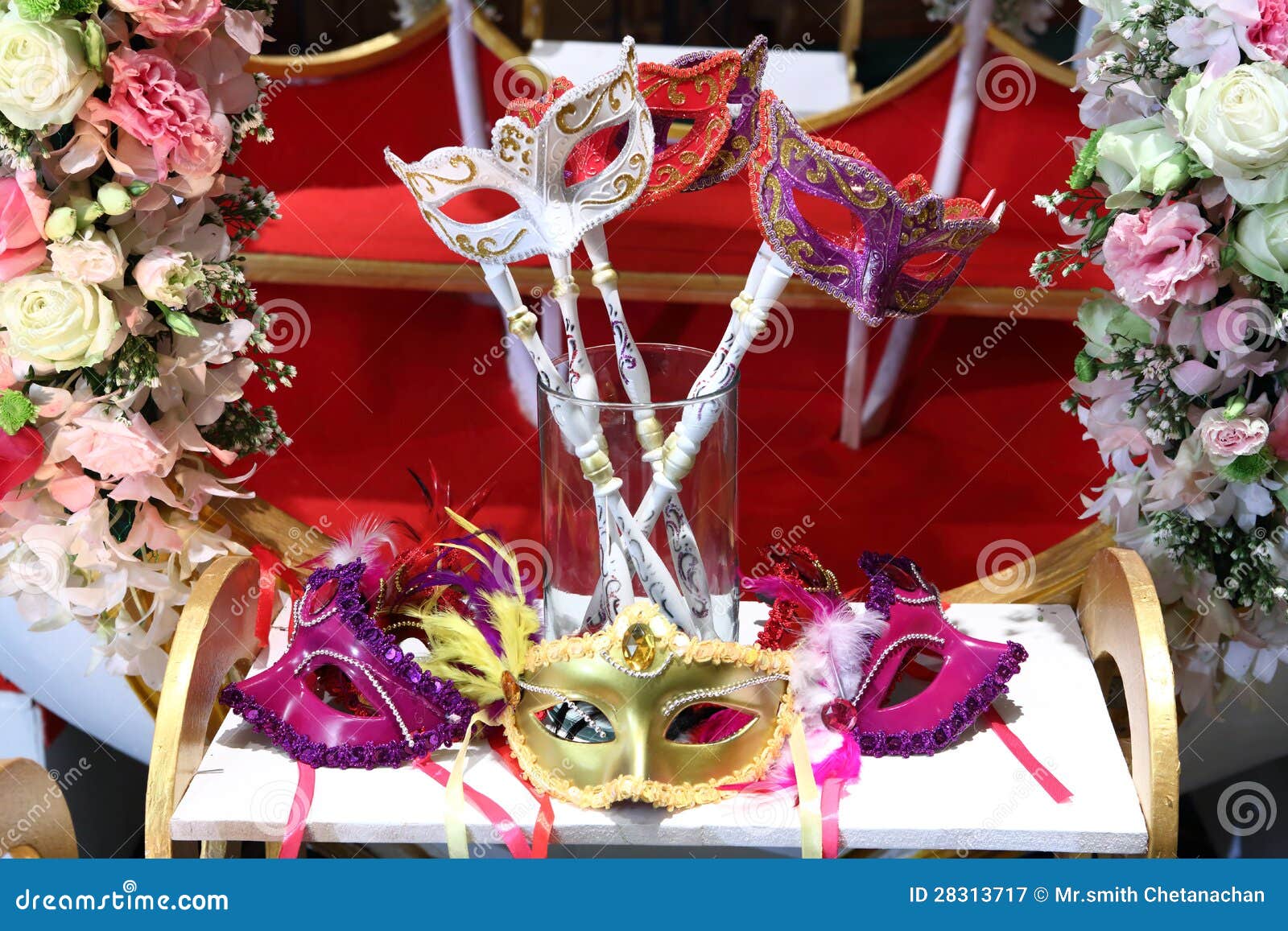 Fancy mask stock image. Image of female, halloween, abstract - 28313717