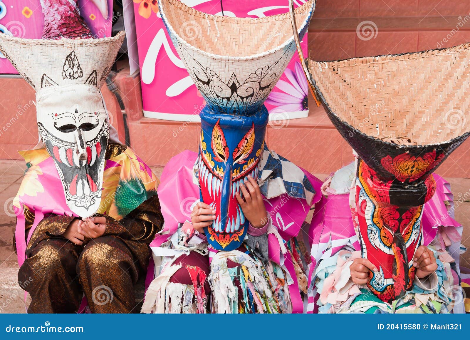 Fancy masks. editorial image. Image of beauty, colored - 20415580