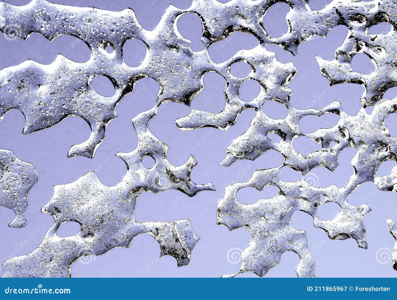 Fancy Melting Plate of Ice Against the Sky Stock Image - Image of clear ...