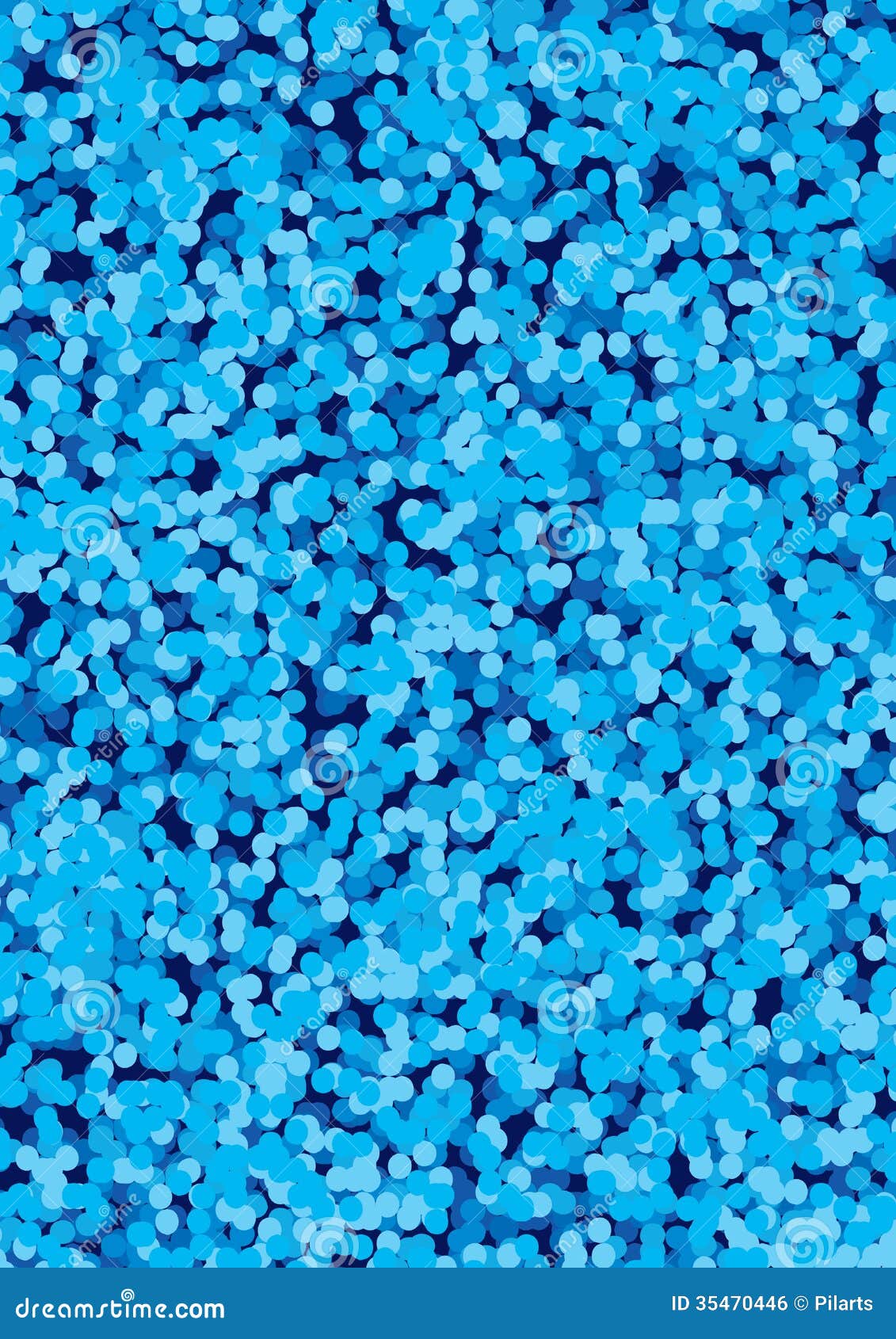 Fancy, Motley Blue Abstract Background Stock Vector - Illustration of ...