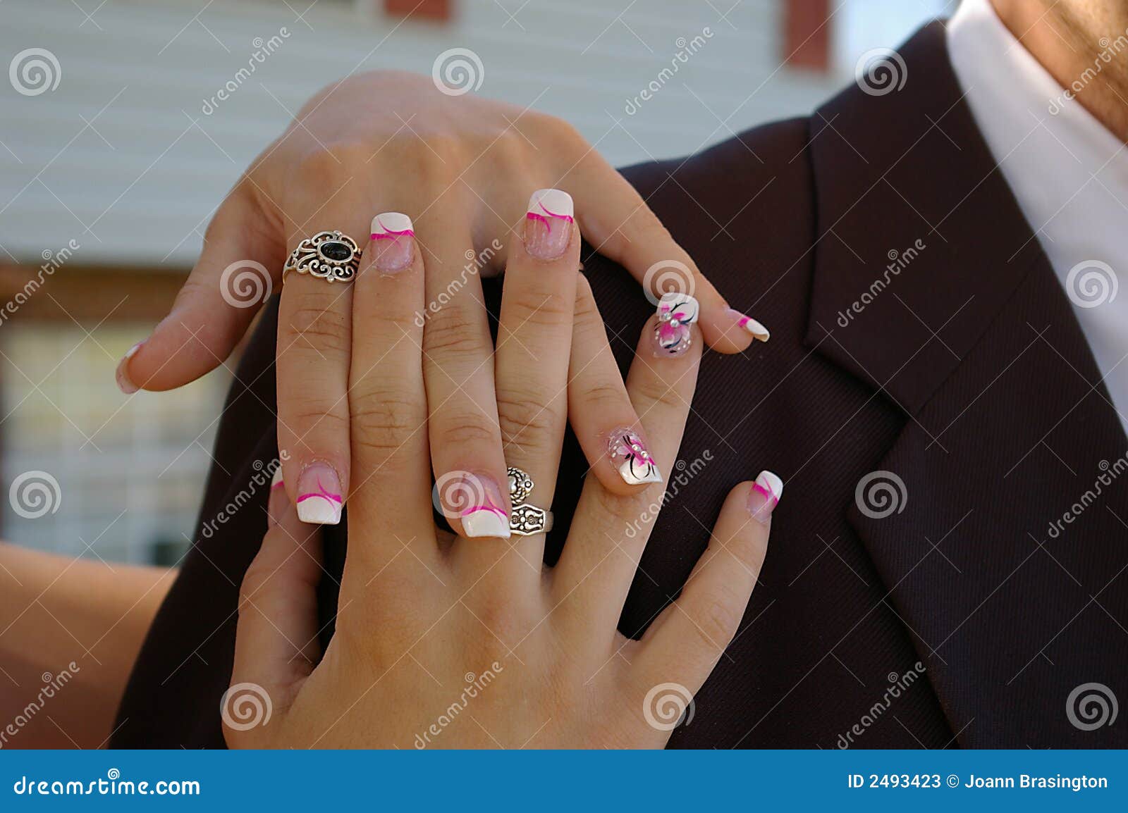 Fancy nails stock image. Image of finger, youth, dresss - 2493423