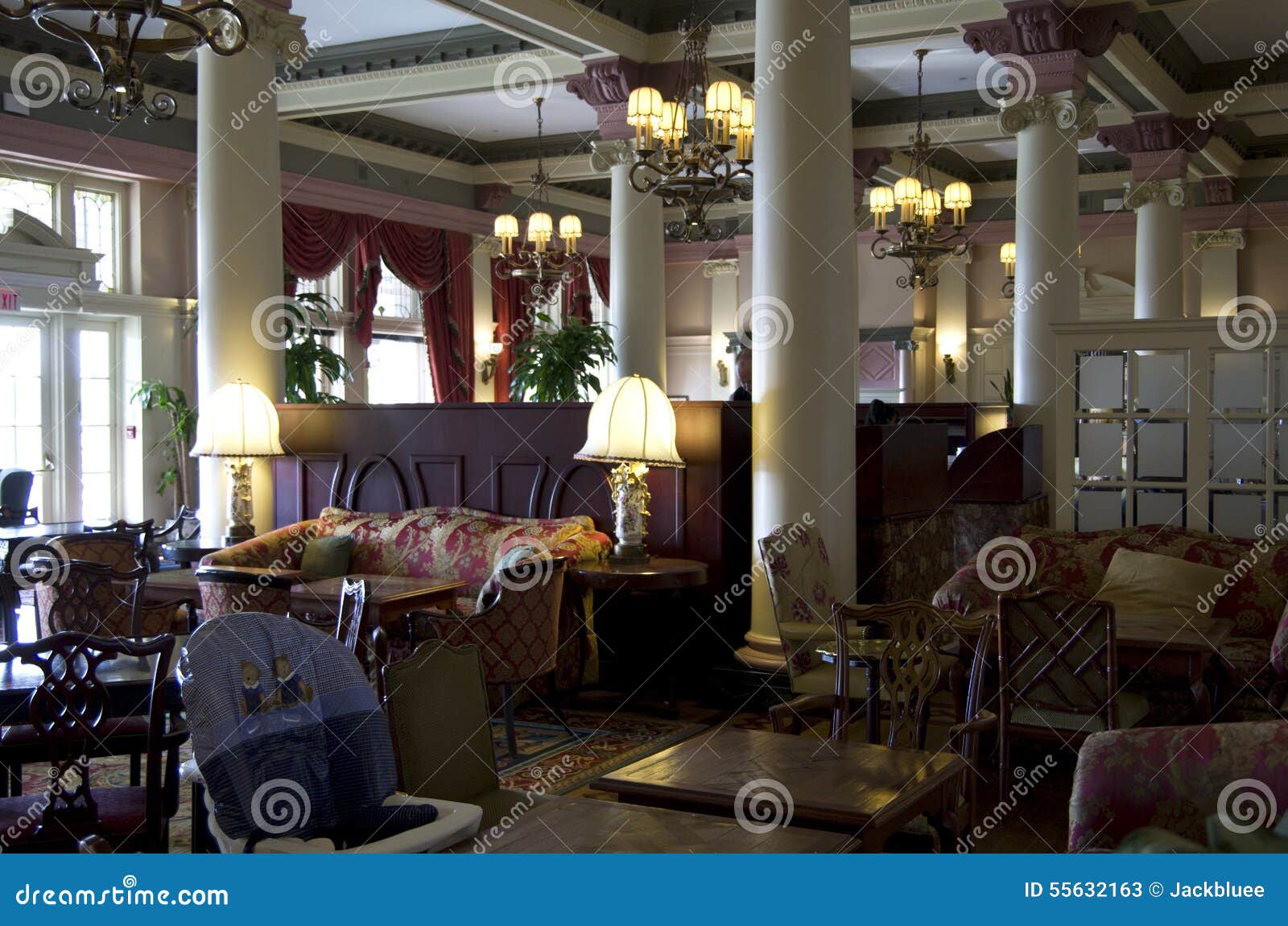 Fancy old restaurant stock image. Image of historic, luxurious - 55632163
