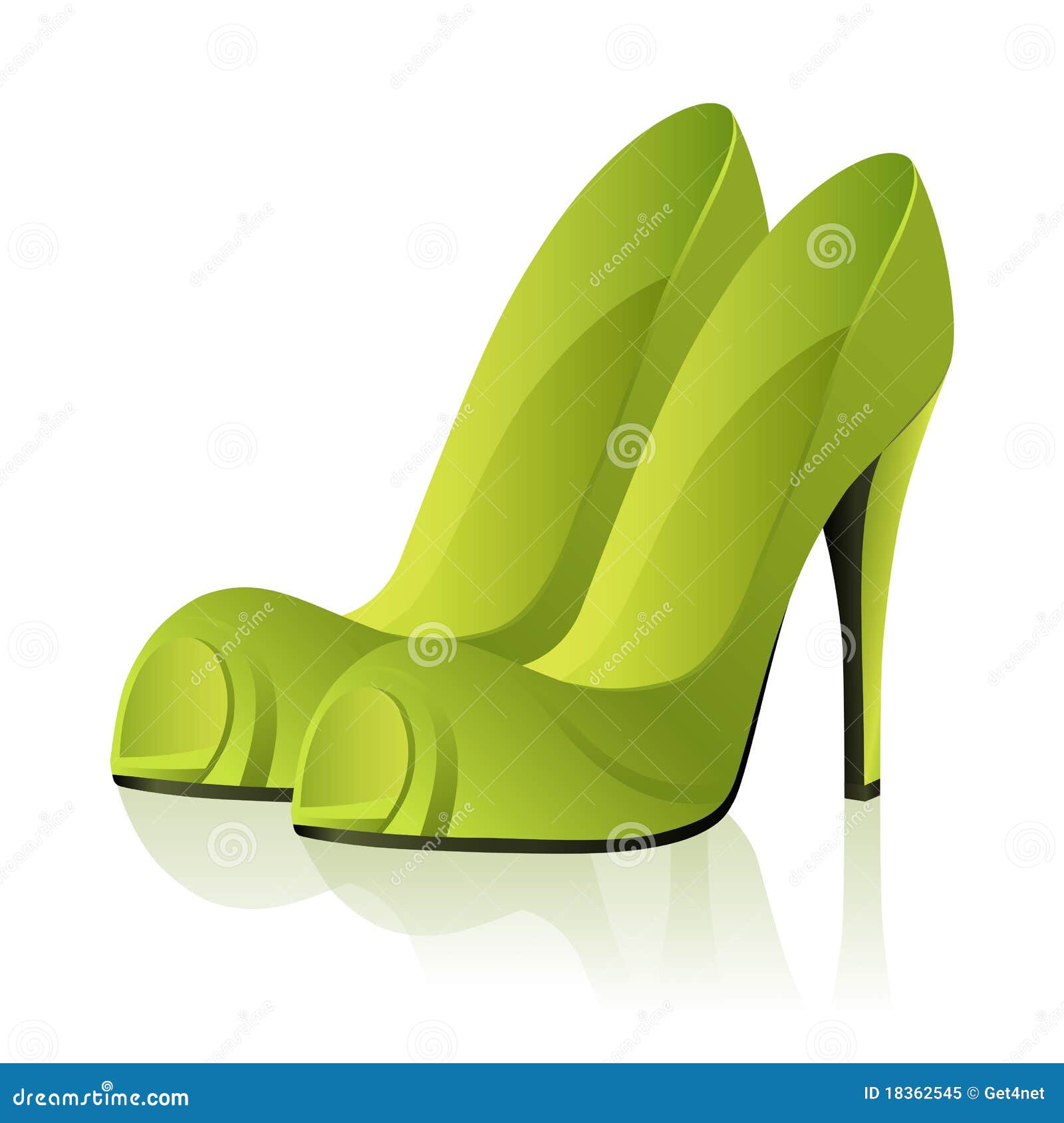 Pair Of Fancy Shoes Cartoon Vector | CartoonDealer.com #10796313