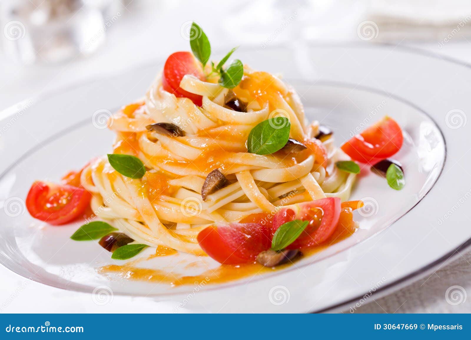 Fancy Pasta stock image. Image of meal, close, herbs - 30647669