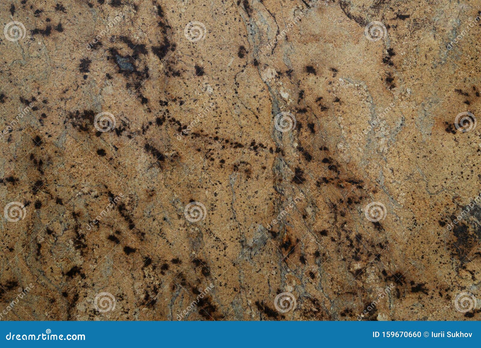 Fancy Pattern on Polished Granite Slab Stock Photo - Image of pattern ...