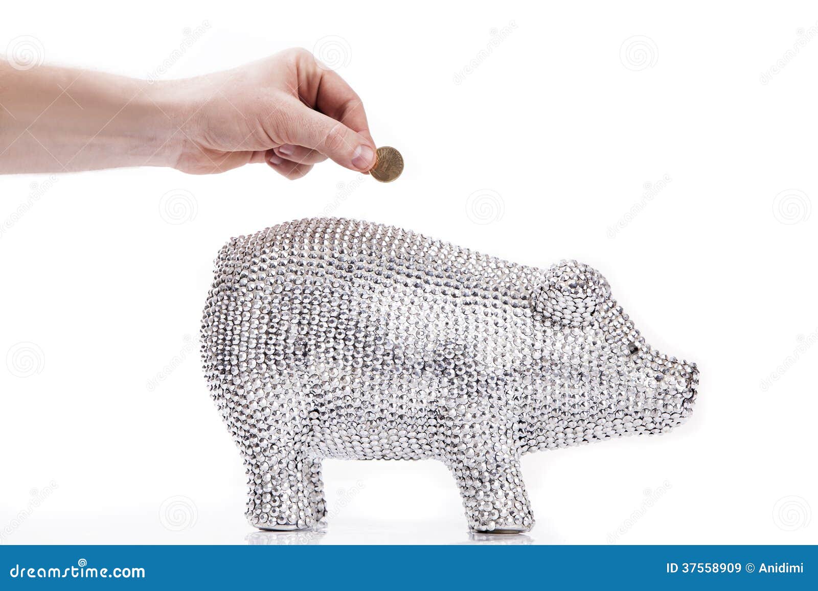Fancy Piggy bank stock image. Image of debt, account - 37558909