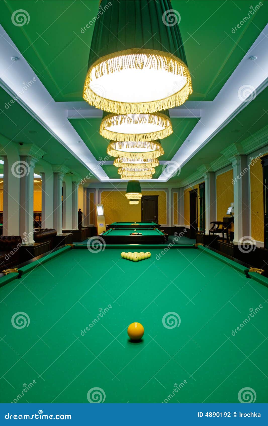 Fancy pool hall stock photo. Image of gambling, gaming - 4890192