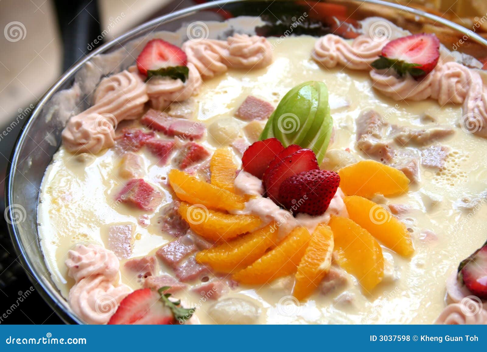 Fancy pudding stock photo. Image of cuisine, decorated - 3037598