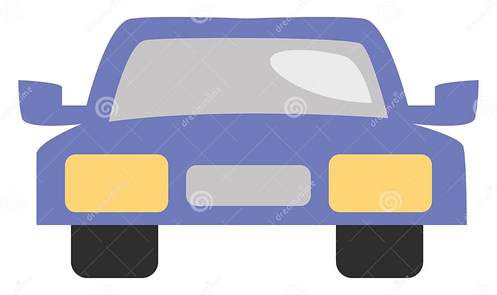 Fancy purple car, icon stock vector. Illustration of minimal - 261080128