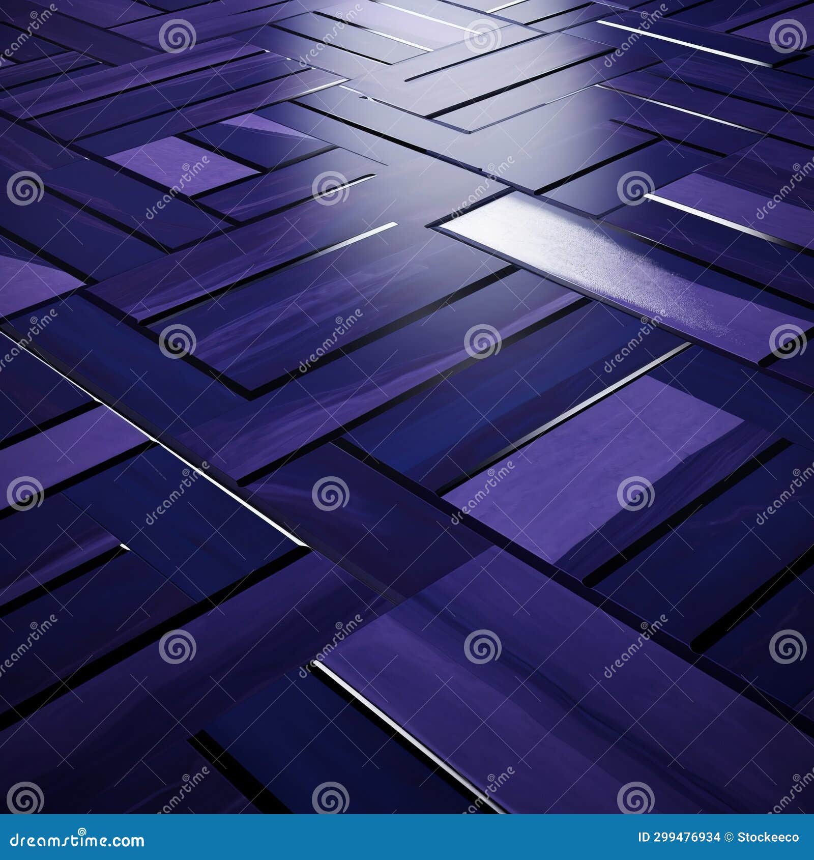 Distorted Realities: Black and Purple Wooden Tile Floor Stock ...