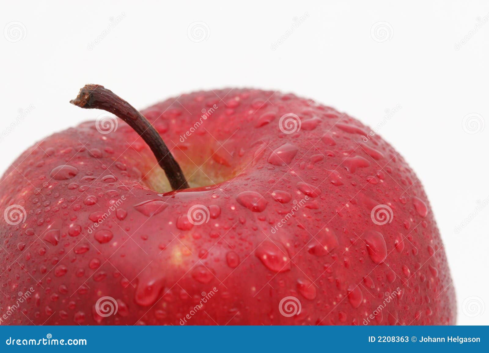 Fancy red apple stock image. Image of condensation, lunch - 2208363