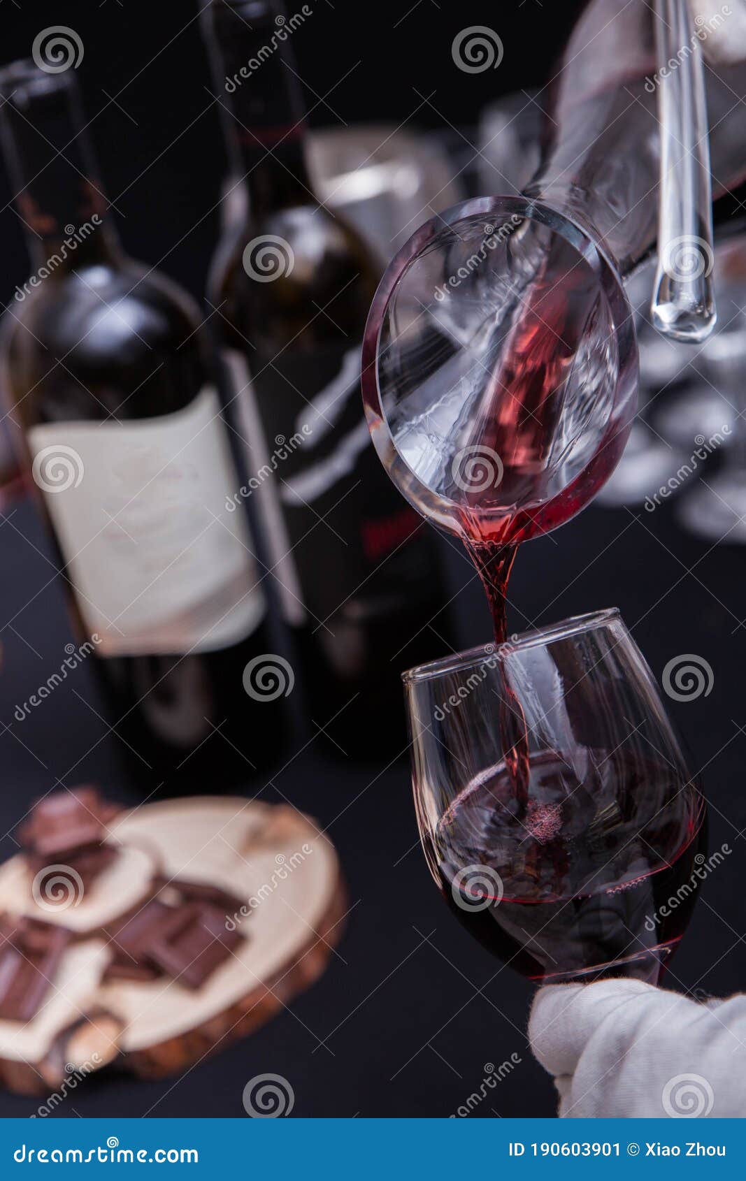 Fancy red wine stock image. Image of vine, lifestyle - 190603901