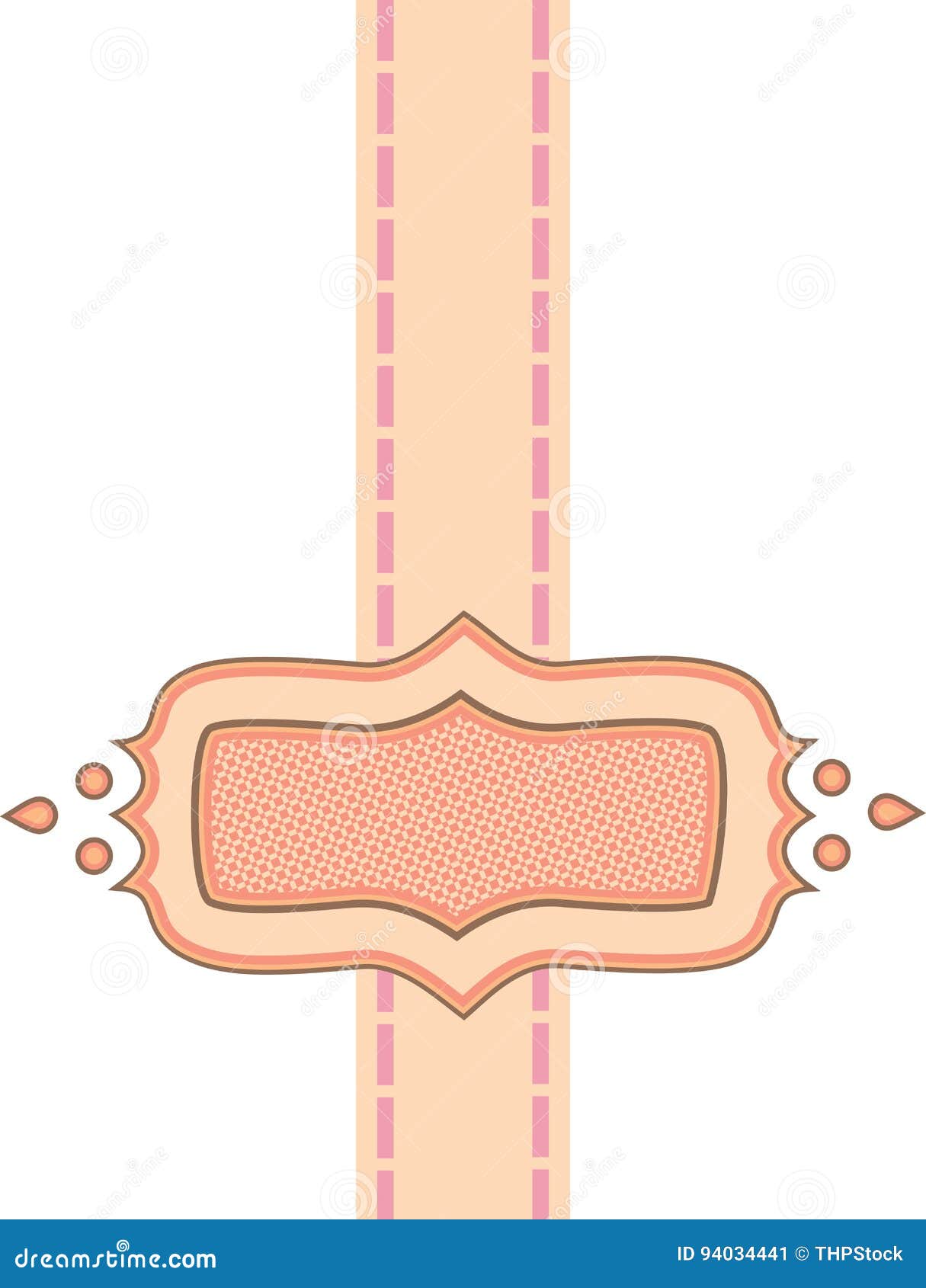 Fancy Ribbon stock vector. Illustration of fancy, banner - 94034441