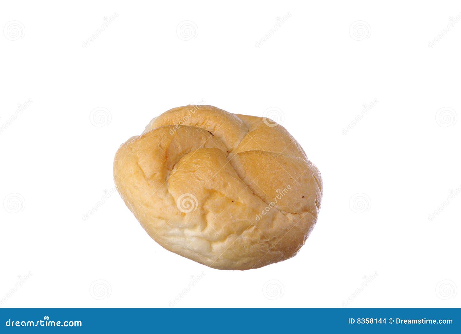 Fancy Roll Isolated On White Stock Photo - Image of wheaten, grain: 8358144