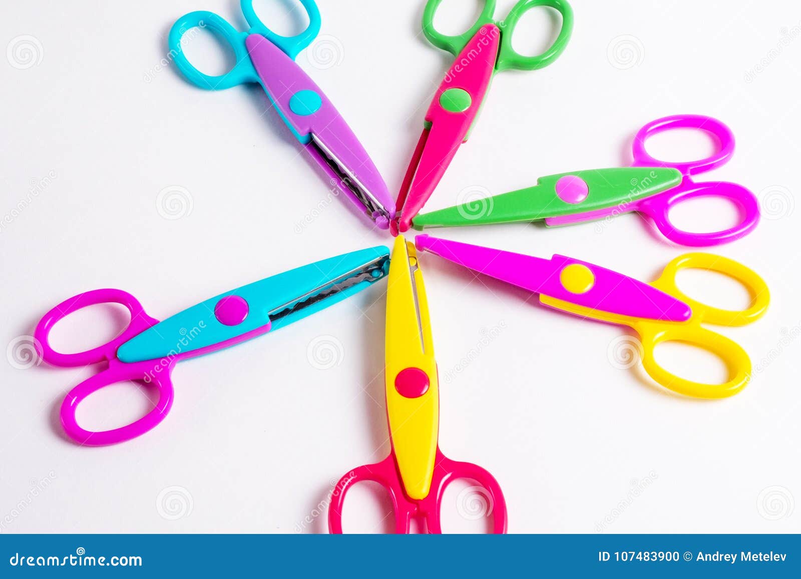 Fancy Scissors for Children and Their Creativity Patterned Cut Paper ...