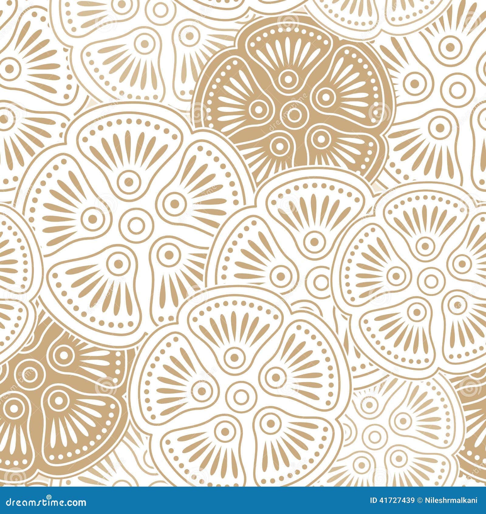 Fancy Seamless Pattern. Repeated Gold Diamond Background. Modern Art ...