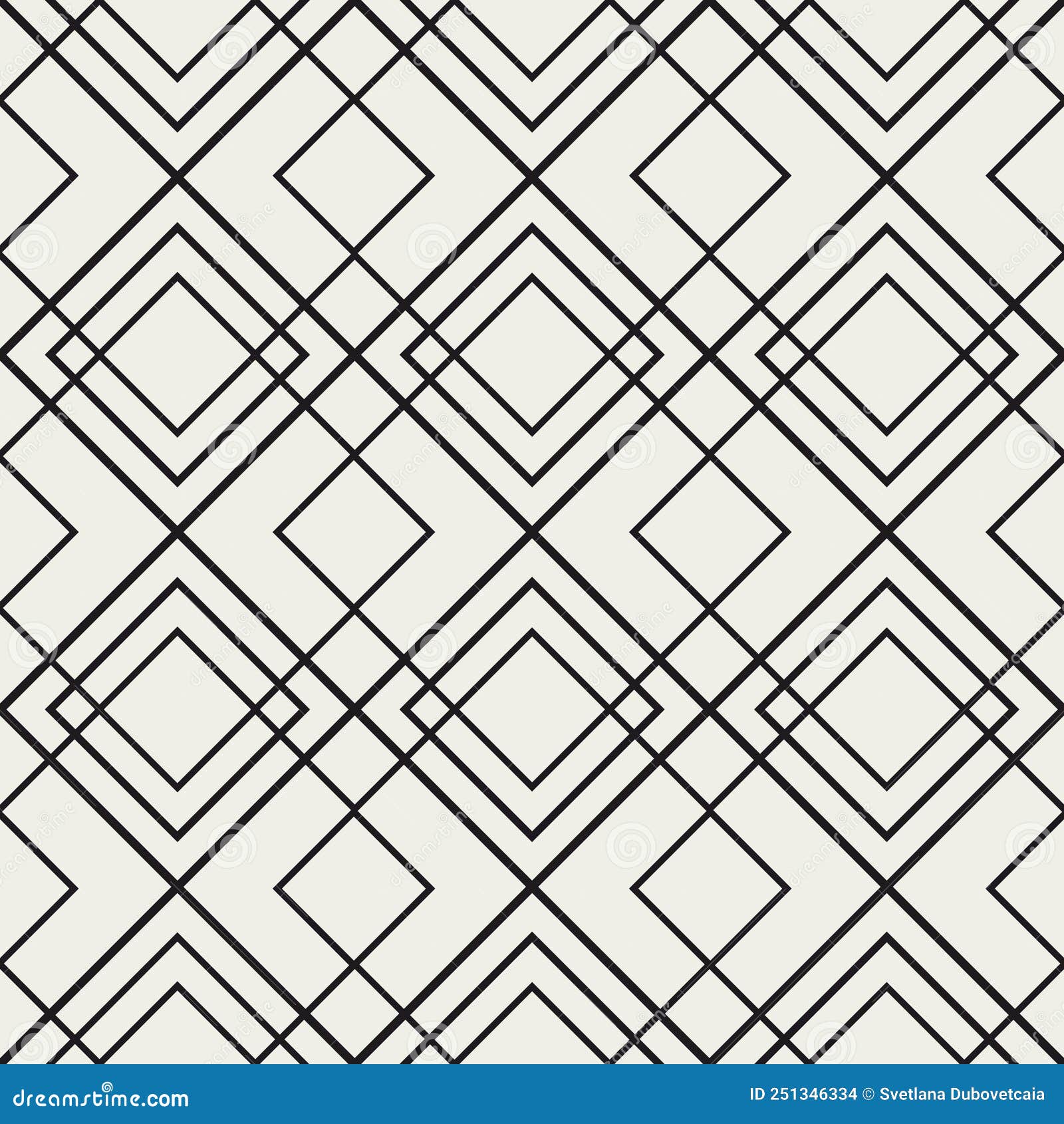 Fancy Seamless Pattern. Repeated Diamond Background. Modern Art Deco ...