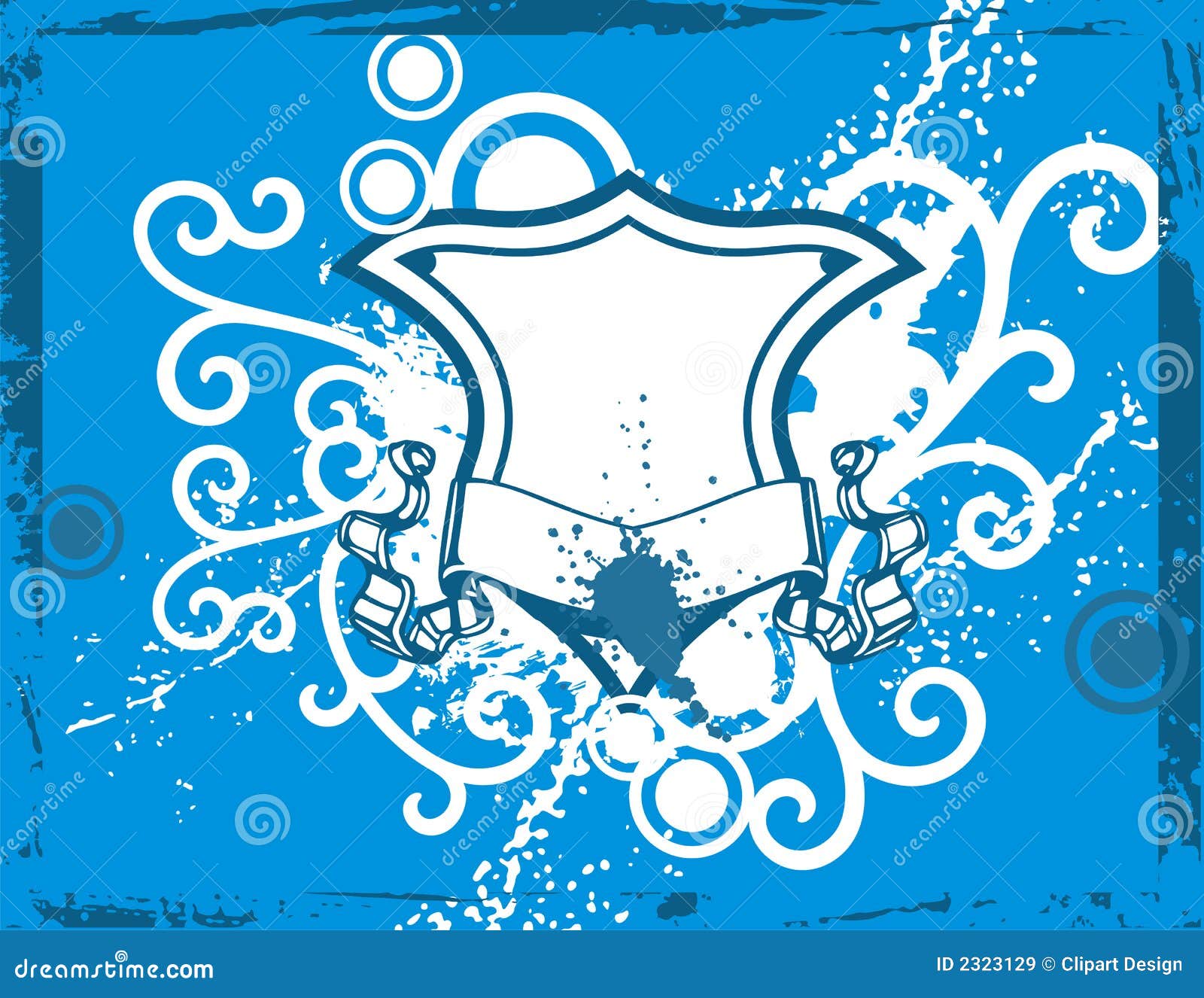 Fancy shield background stock vector. Illustration of background - 2323129