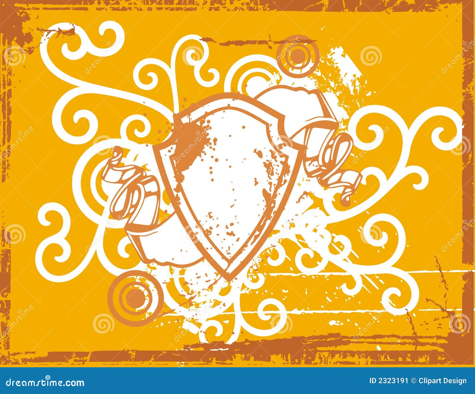 Fancy shield background stock vector. Illustration of graphic - 2323191