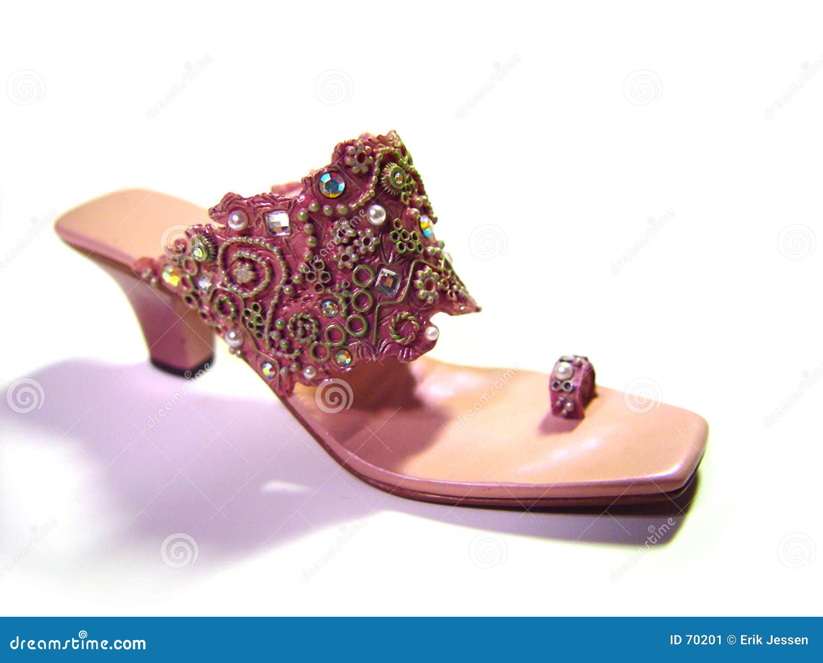 Fancy Shoe stock image. Image of ladies, pink, fancy, jewelry - 70201