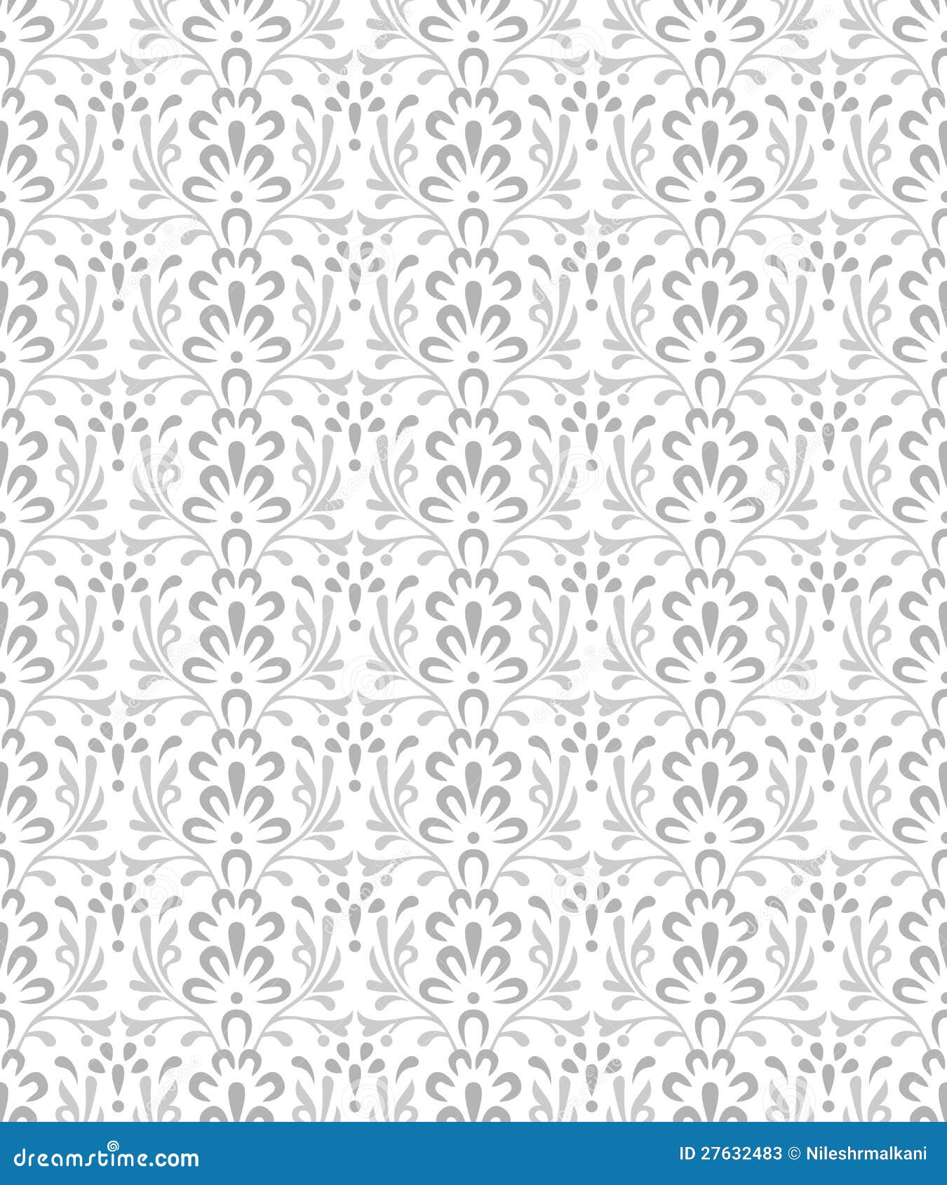 Fancy silver wallpaper stock vector. Illustration of retro - 27632483