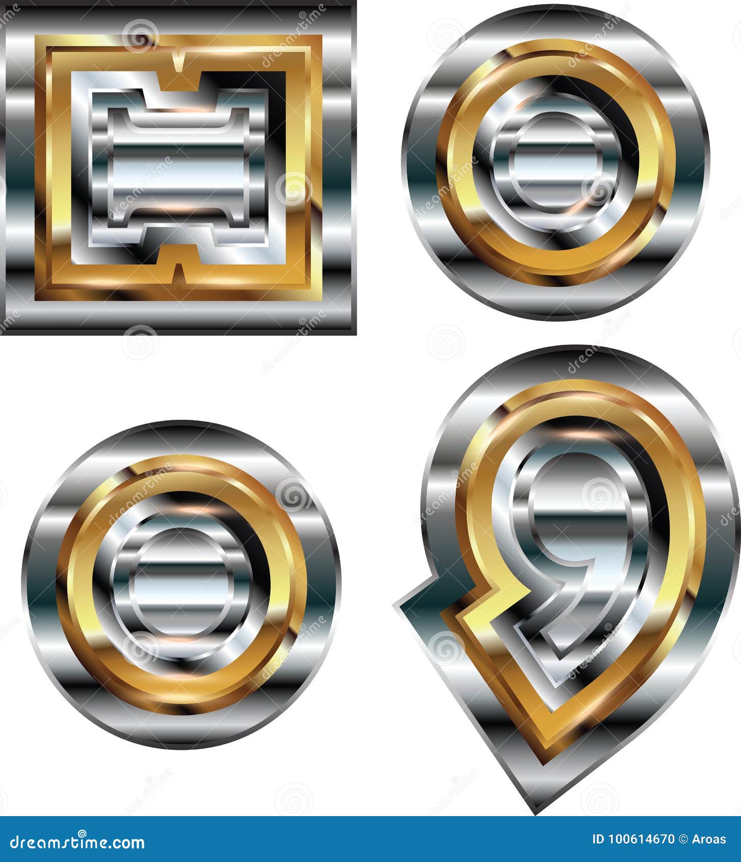 Fancy symbol stock vector. Illustration of accent, reflection - 100614670