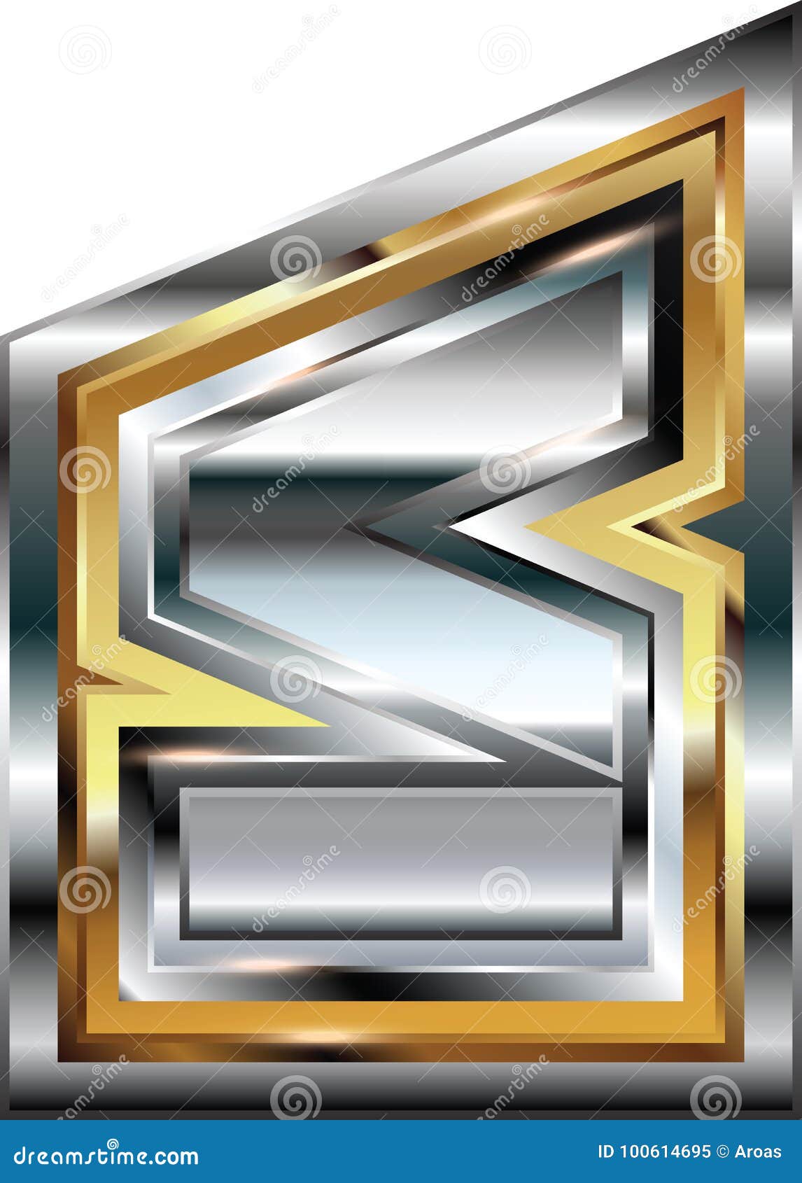 Fancy symbol stock vector. Illustration of rewind, metallic - 100614695