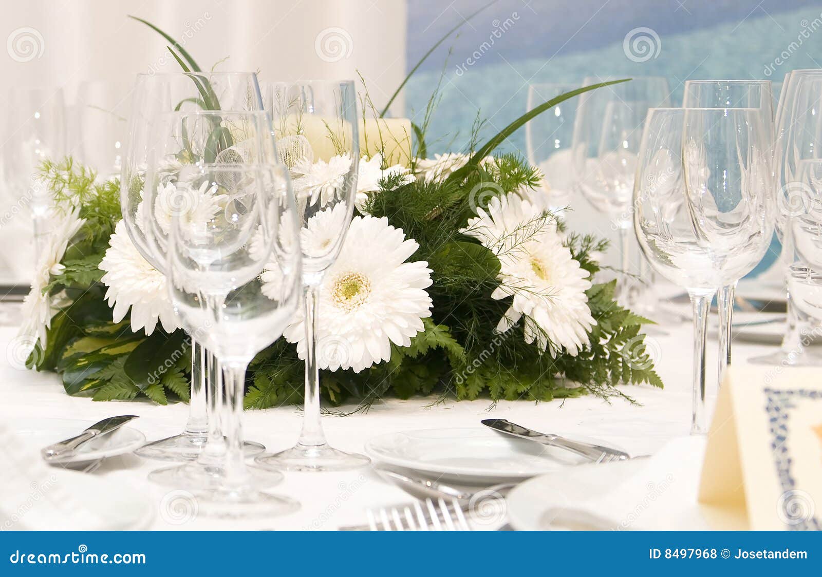 Fancy Table Set For A Dinner Royalty-Free Stock Photo | CartoonDealer ...