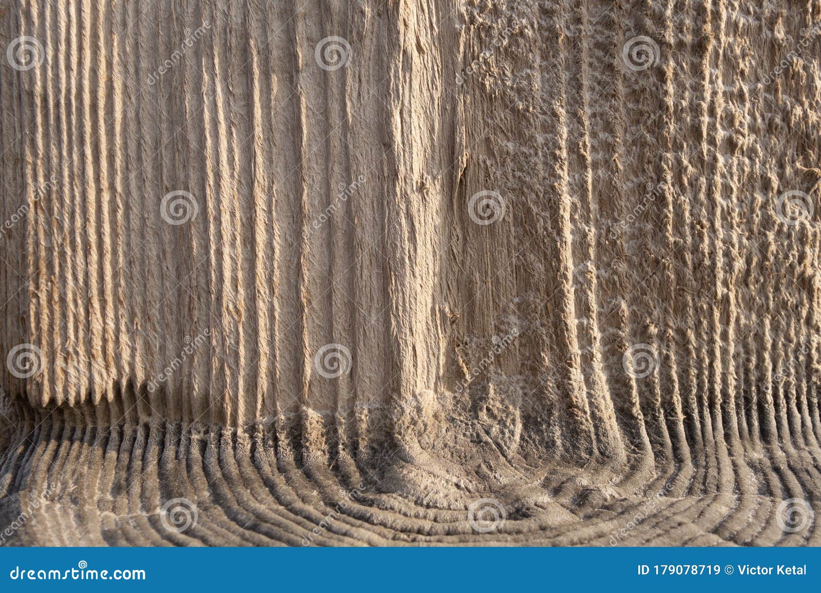Fancy Texture of Ancient Wooden Pillars Covered with Salt Particles ...