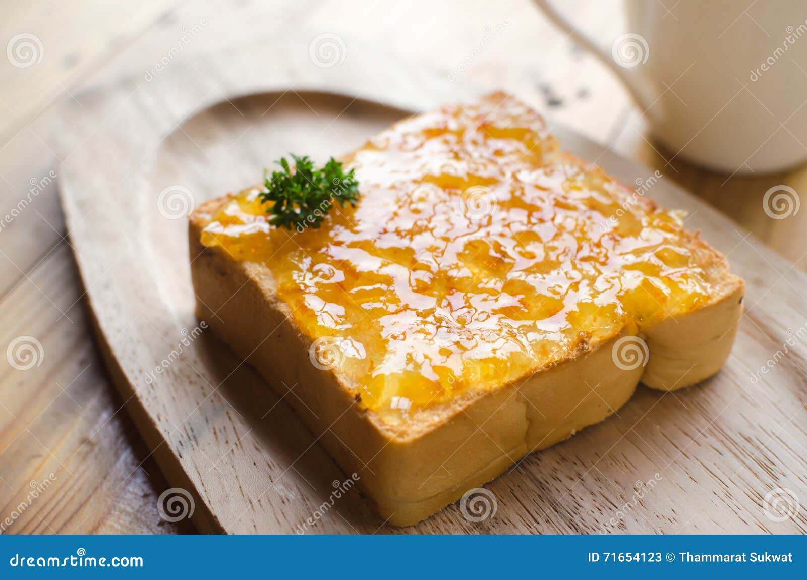 Fancy toast stock image. Image of cornflake, food, dish - 71654123