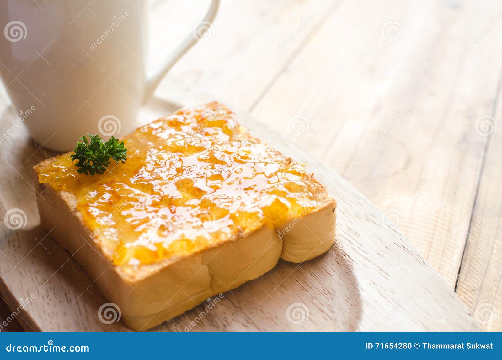 Fancy toast stock photo. Image of coffee, cornflake, marshmallow - 71654280