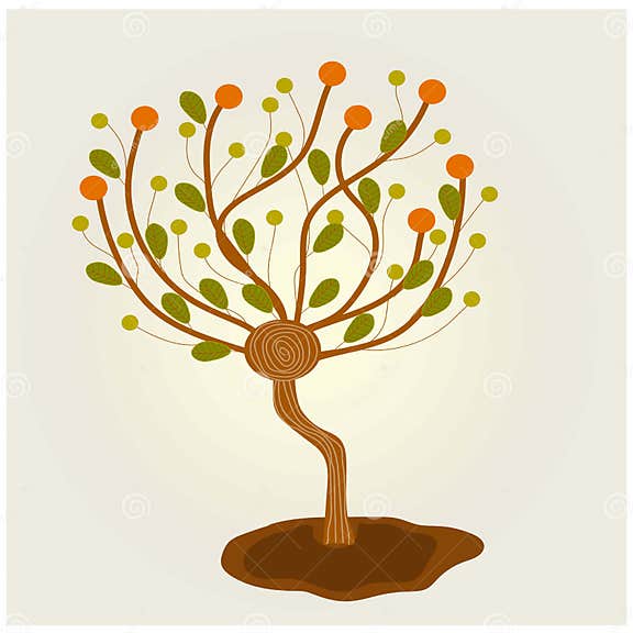 Fancy Trees stock vector. Illustration of fall, curve - 57309048