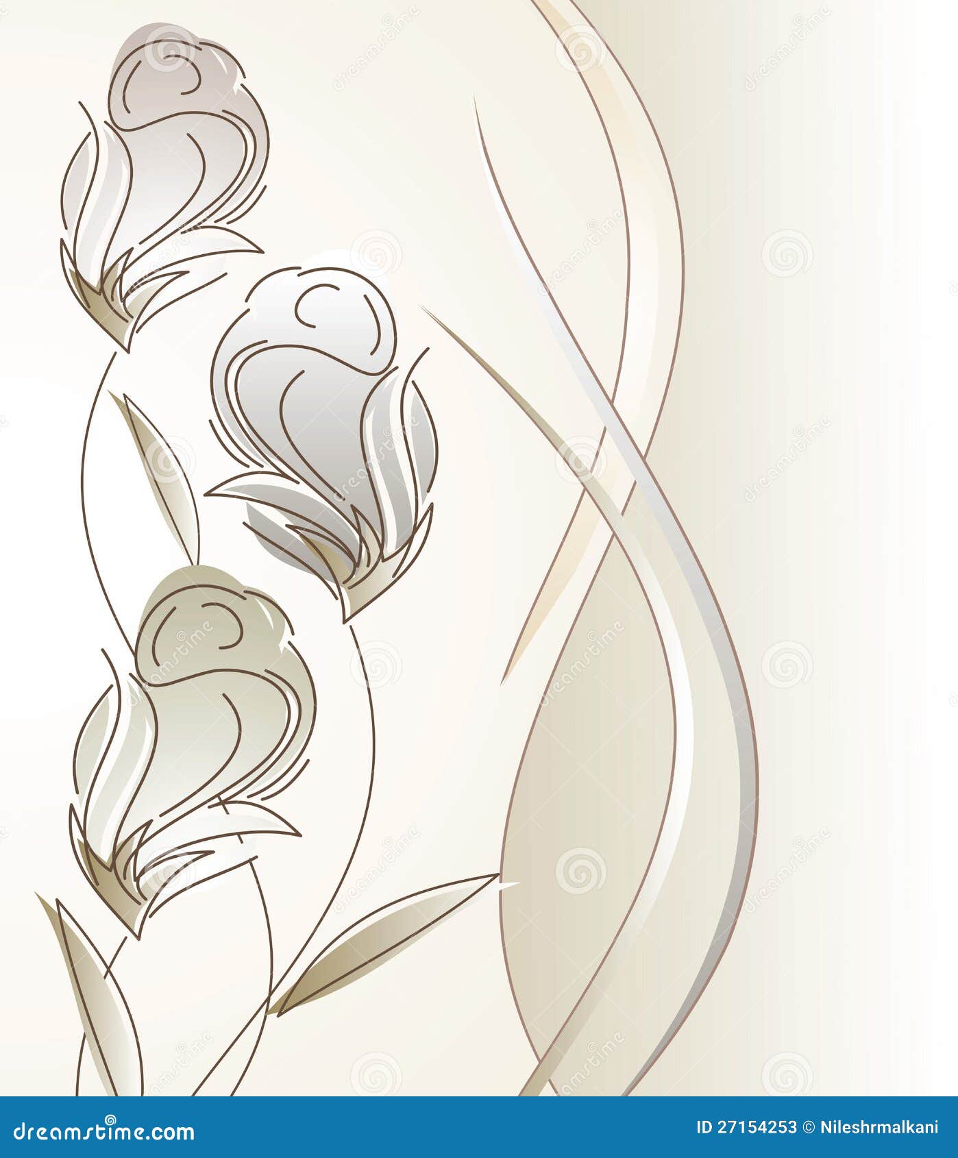 Fancy Vector Background And Border | CartoonDealer.com #26606879